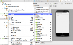 Crear un layout en Android Studio - Android Studio FAQs